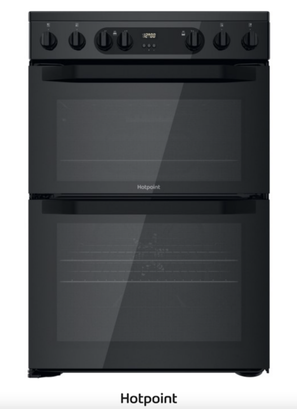 Hotpoint 60cm Double Oven Electric Cooker - Pay Day Flooring