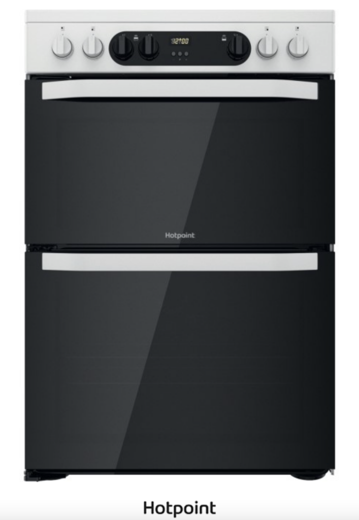 Hotpoint 60cm Double Oven Electric Cooker - Pay Day Flooring