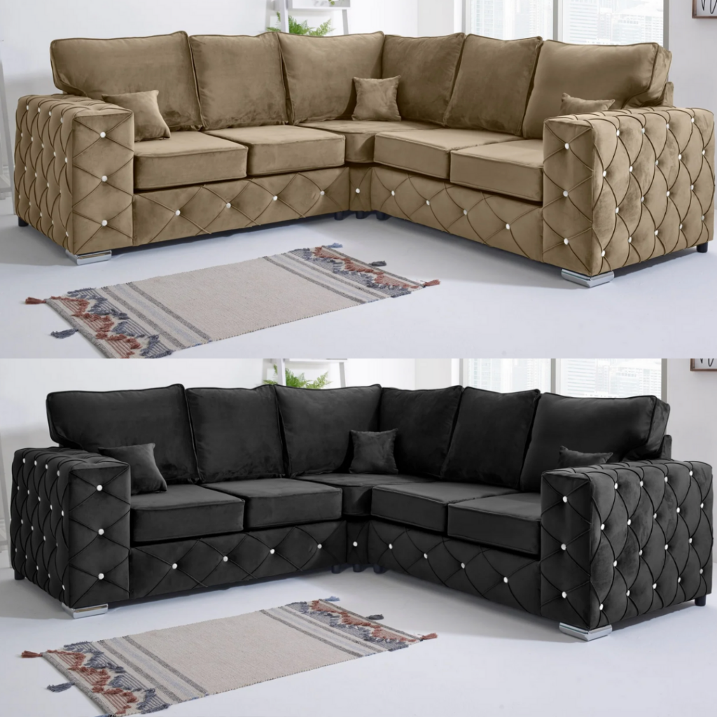 Milton Diamond Plush Corner 23 x Colours